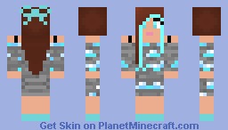 Diamond Girl Minecraft Skin