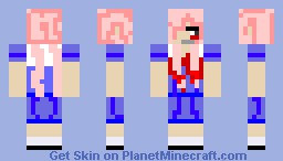 Yuno Gasai- Mirai Nikki Minecraft Skin