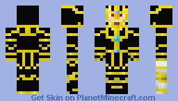 dark golden armor Minecraft Skin