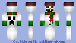 Happy Snowman Minecraft Skin