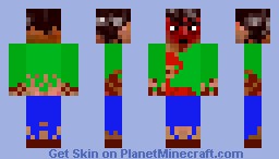 Hurt Wanderer Minecraft Skin