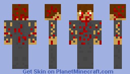 Bloody Zombie Minecraft Skin