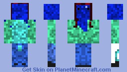 Zombie with Hair My Version Minecraft Skin