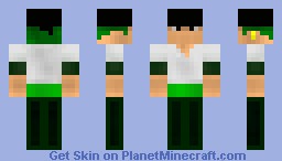 Roronoa Zoro (Bandanna) Minecraft Skin