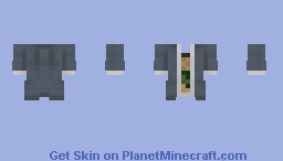Gray jacket outfit Minecraft Skin