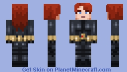 Black Widow - 4J Studios Minecraft Skin