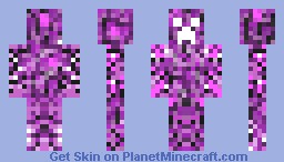 Purple Creeper Minecraft Skin