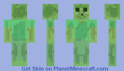 Slimey Steve Minecraft Skin