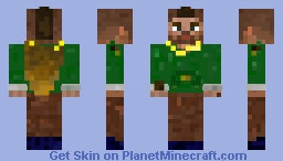 Mohawk Hunter Steve Minecraft Skin