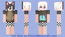 My Minecraft character but as a human Minecraft Skin