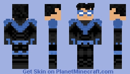 Nightwing Minecraft Skin