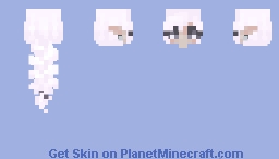 𖥸 ꒰ My OC’s hair base (Myriani) Minecraft Skin