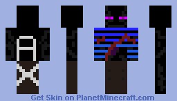 Lax Enderman Minecraft Skin