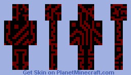 Rune covered guy Minecraft Skin