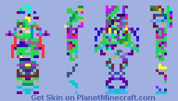 Painful Colours Minecraft Skin