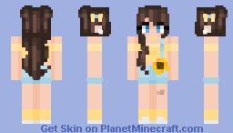 Summer Sunflower Minecraft Skin