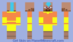aang (avatar) Minecraft Skin