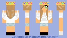 Girl with crown! :D Minecraft Skin