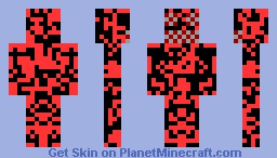 lava man Minecraft Skin