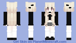 goth girl Minecraft Skin