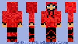 Red Hoodie Minecraft Skin