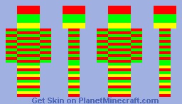 Rainbow Roger skin Minecraft Skin