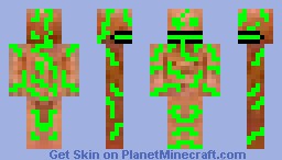 Acid spitter Minecraft Skin