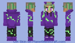 Alien Purpled Minecraft Skin