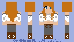 Fall Girl Minecraft Skin