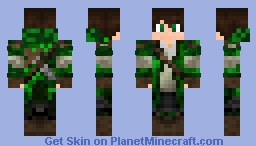 Green Adventurer Minecraft Skin