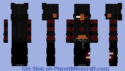 black girl Minecraft Skin