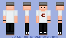 Minimalist Cincinnati Reds Fan Minecraft Skin