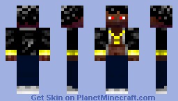 afro man Minecraft Skin