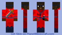 Afro Ninja Minecraft Skin