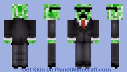 creeper agent Minecraft Skin