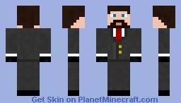 Beard Men Minecraft Skin