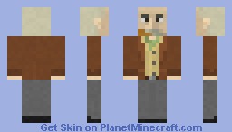 Albert Einstein Minecraft Skin