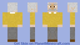Albert Einstein Minecraft Skin