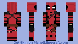 Mcu: Deadpool Minecraft Skin