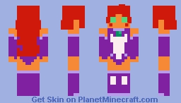 Dcu: Starfire (Creature Commandos) Minecraft Skin