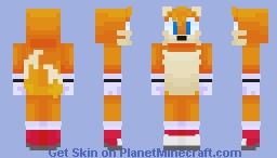 Tails The Fox Minecraft Skin