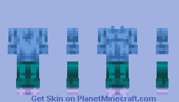 blue sweater (slim) Minecraft Skin