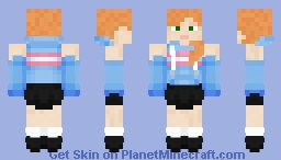 Alex, Trans (MTF) Minecraft Skin
