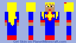 Captain Marvel Minecraft Skin