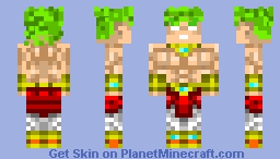 Broly x64 Minecraft Skin