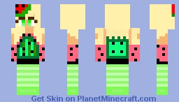 melon girl Minecraft Skin