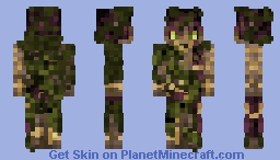 dryad nature spirit Minecraft Skin