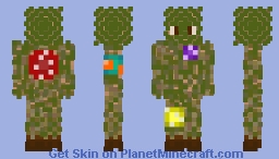 Treeman of the spellbound garden Minecraft Skin