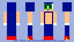 Sonic the Hedgehog (1px JAVA) Minecraft Skin