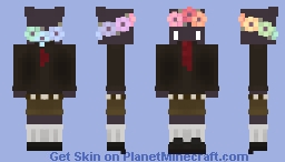 Dark one with blothes Minecraft Skin